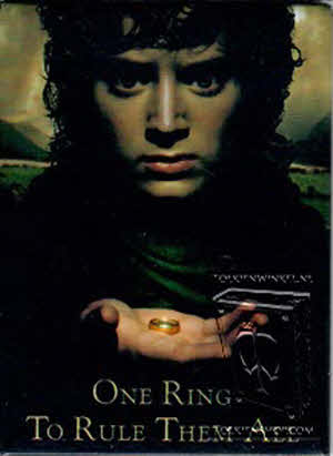 Frodo with Ring in hand magnet
